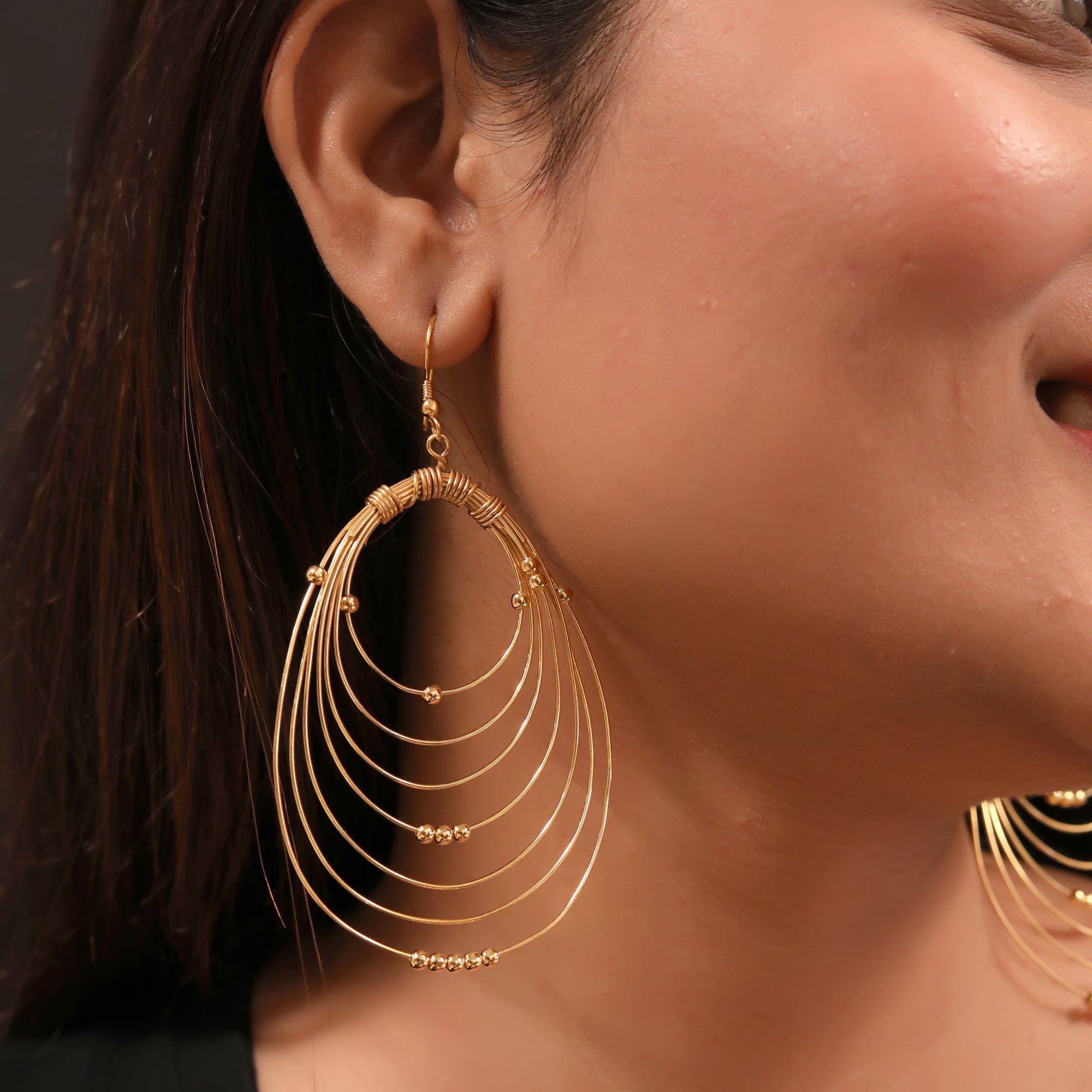 925 Silver Half Micron Plated Hoop Earring – Joharcart
